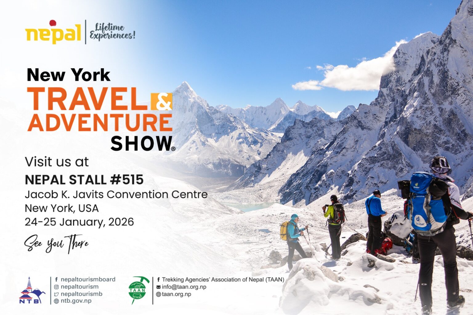 Nepal at Travel & Adventure Show New York 2026 | Nepal Tourism Board